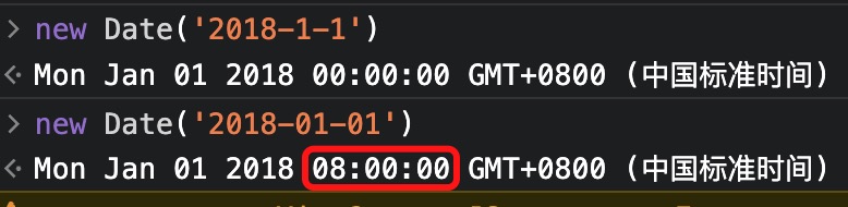 JS的new Date(日期)为什么是8:00? - 话语的服侍